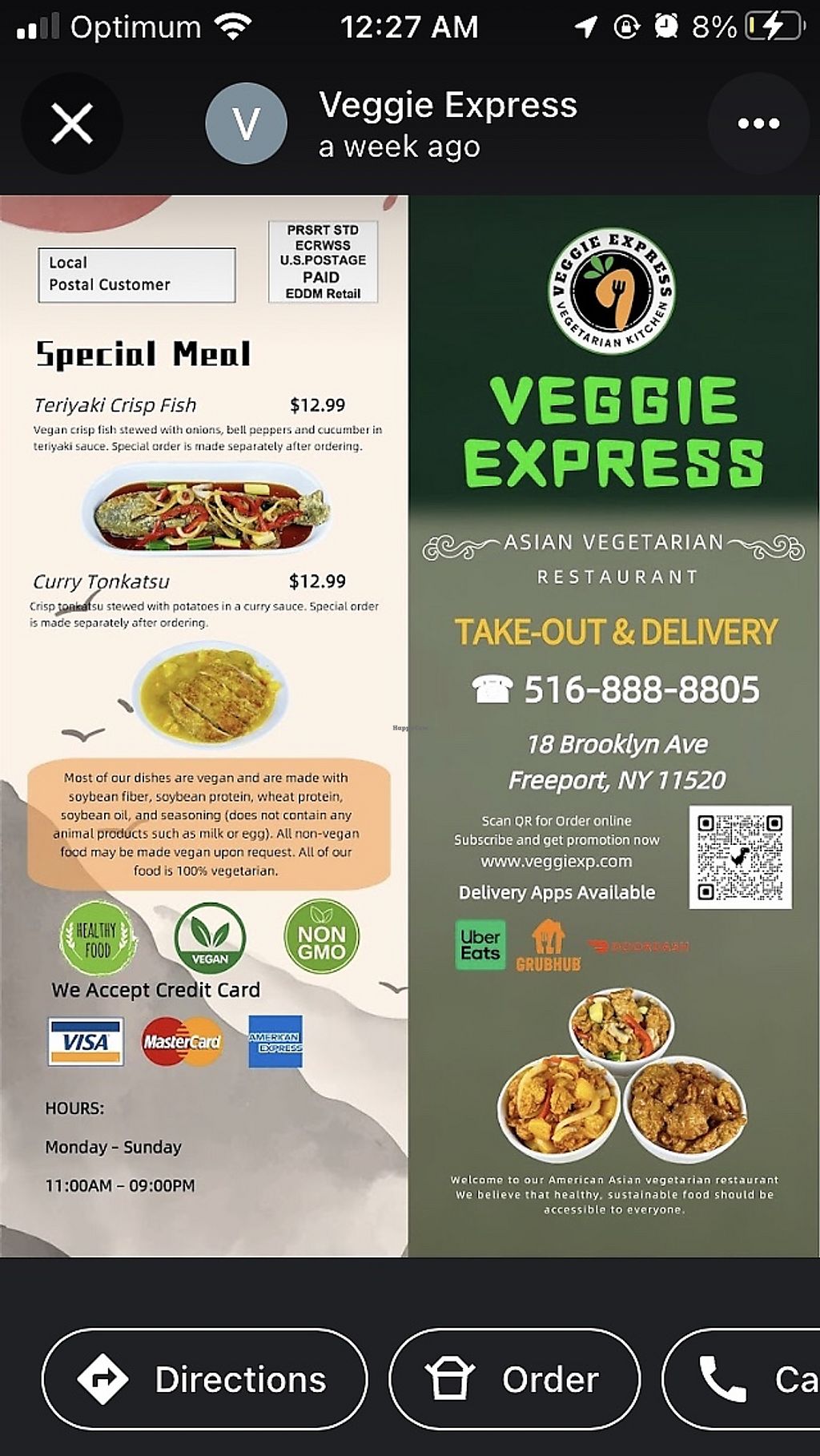 Veggie Express - Freeport New York Restaurant - HappyCow