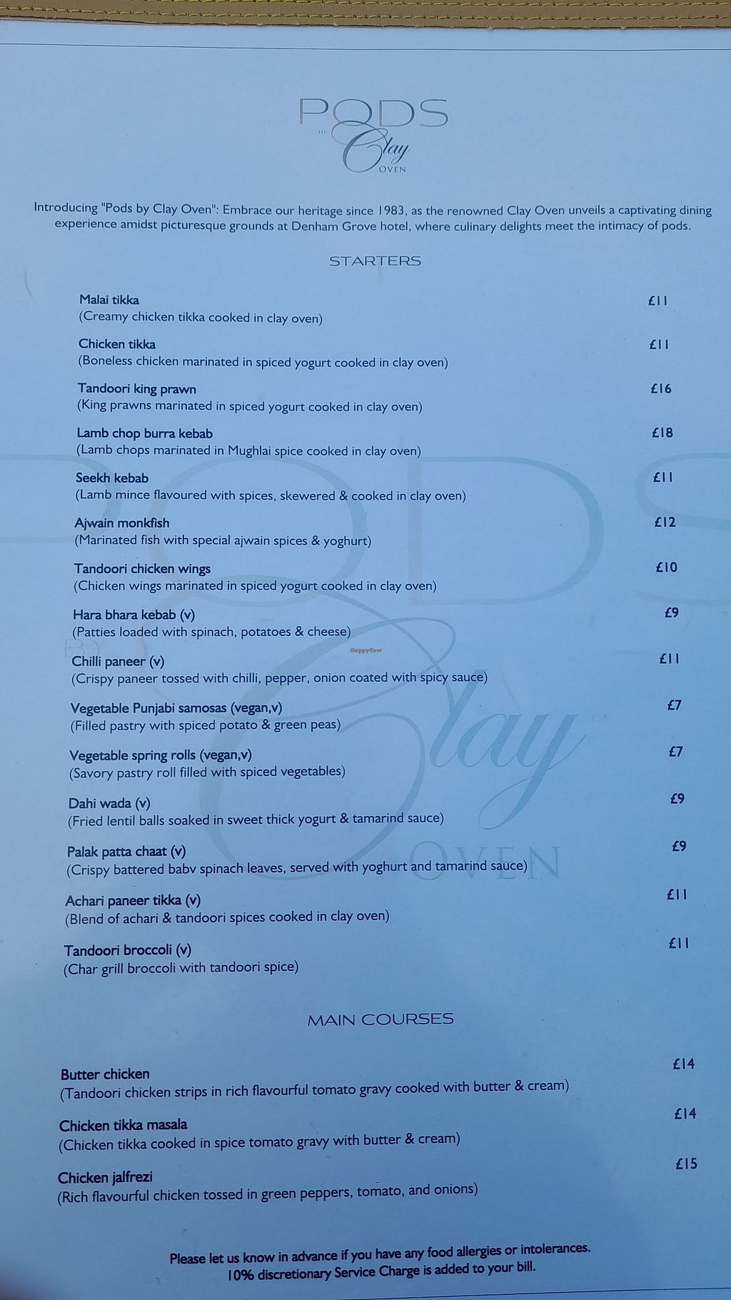 Denham Grove Hotel - Uxbridge Restaurant - HappyCow