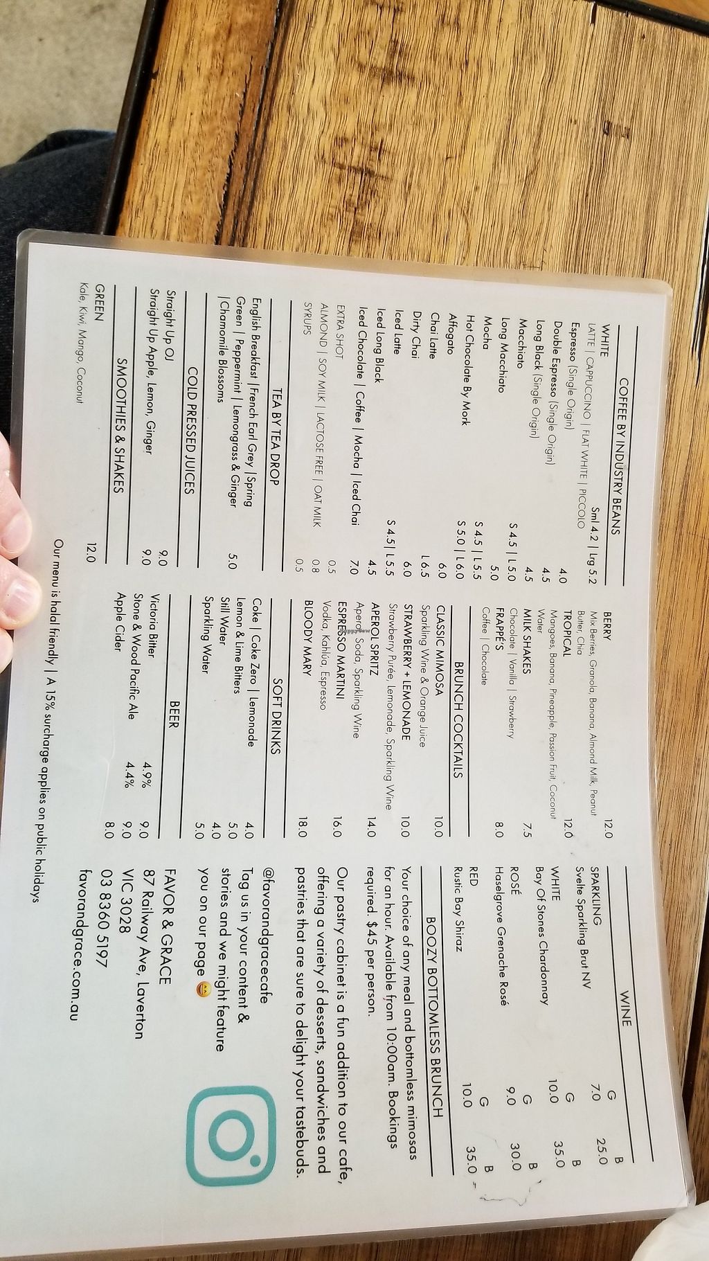 Favor and Grace - Laverton Victoria Restaurant - HappyCow