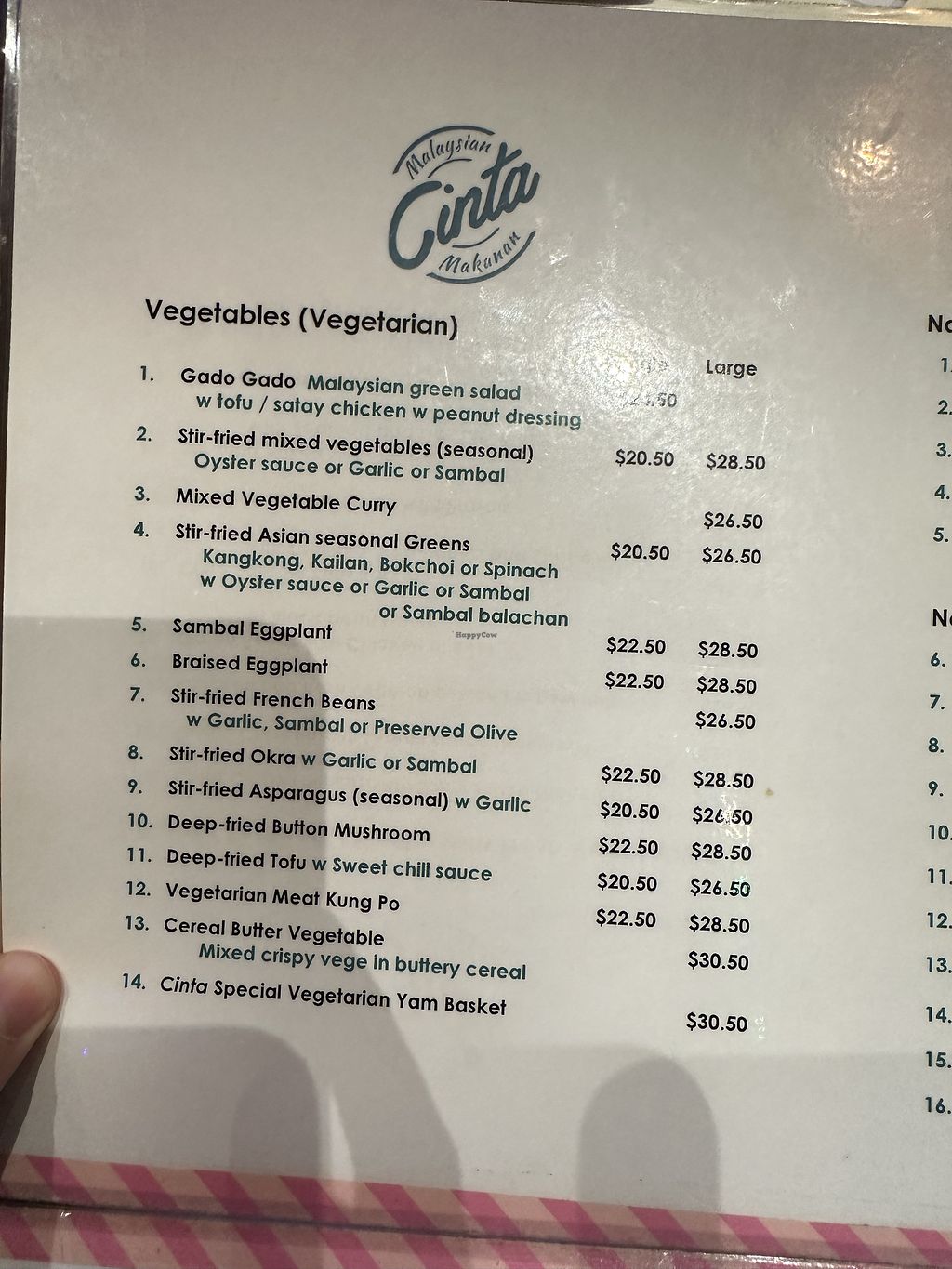 Cinta Malaysian – Westgate - Auckland Restaurant - HappyCow
