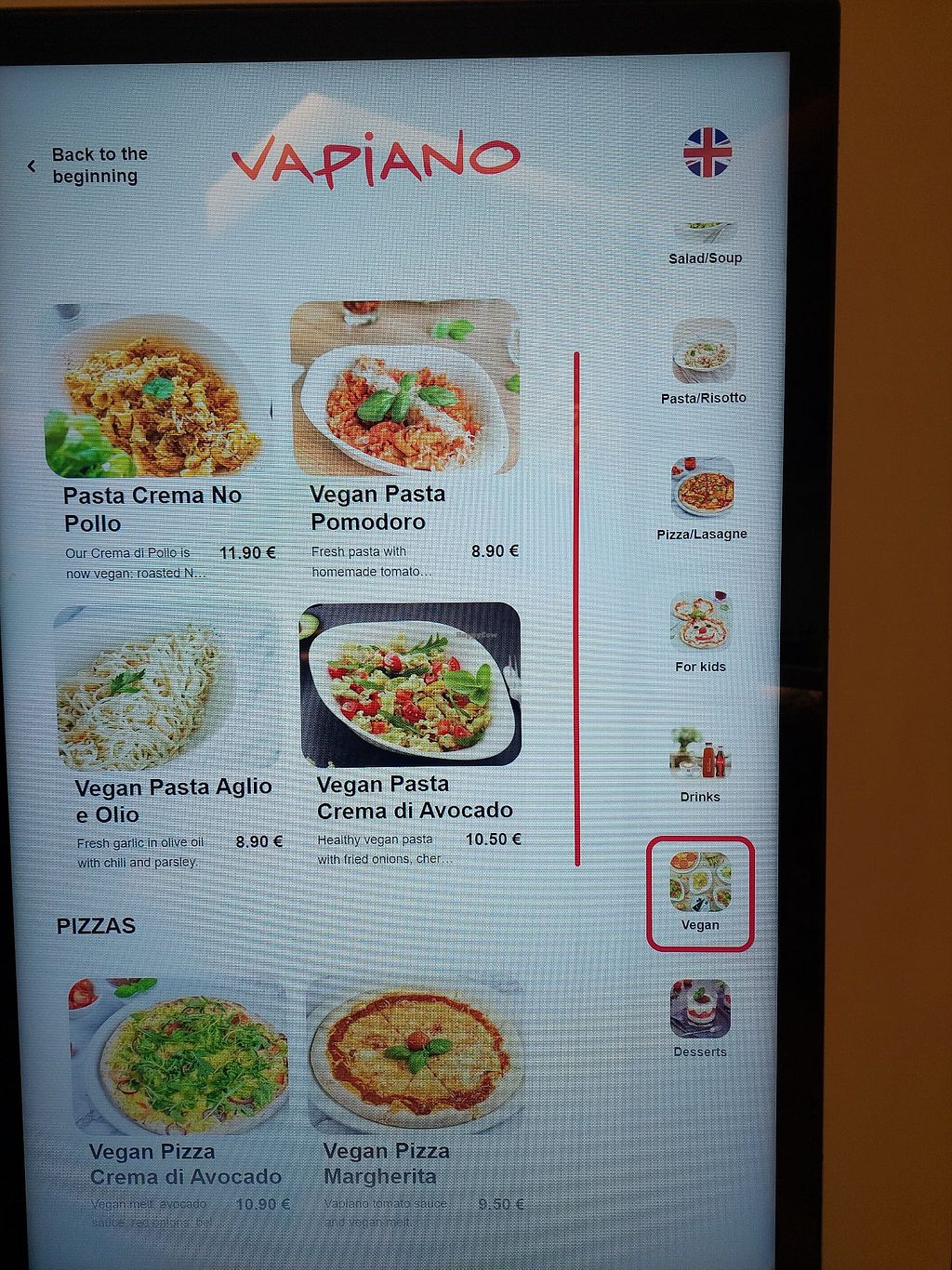 Vapiano - Foorum - Tallinn | Review "A lot of vegan options." by ...