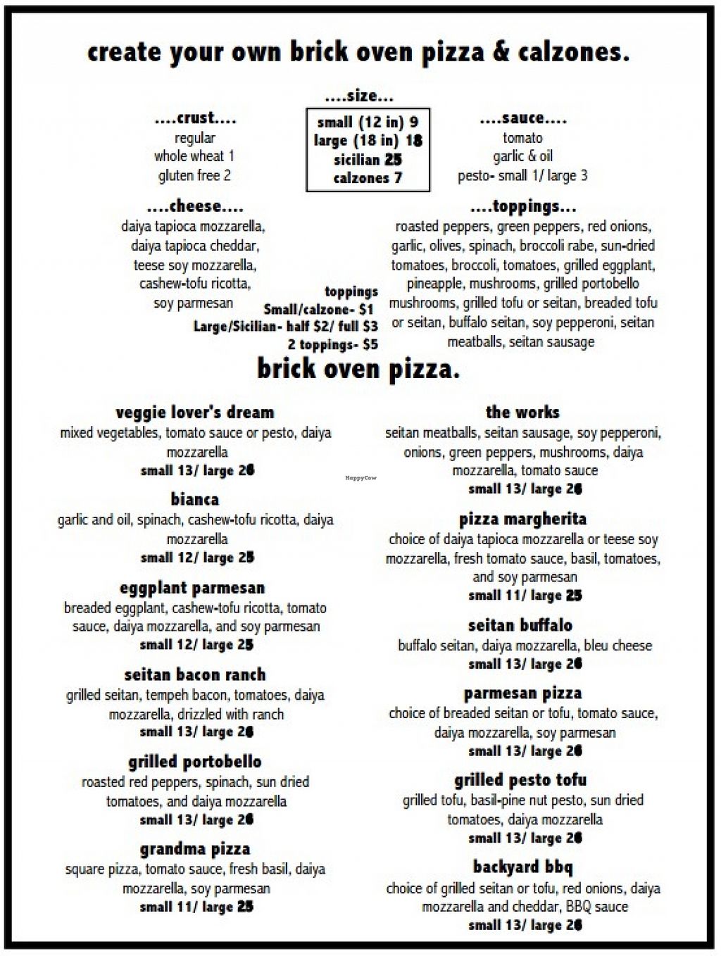 3 Brothers Pizza Cafe - Farmingdale New York Restaurant - HappyCow
