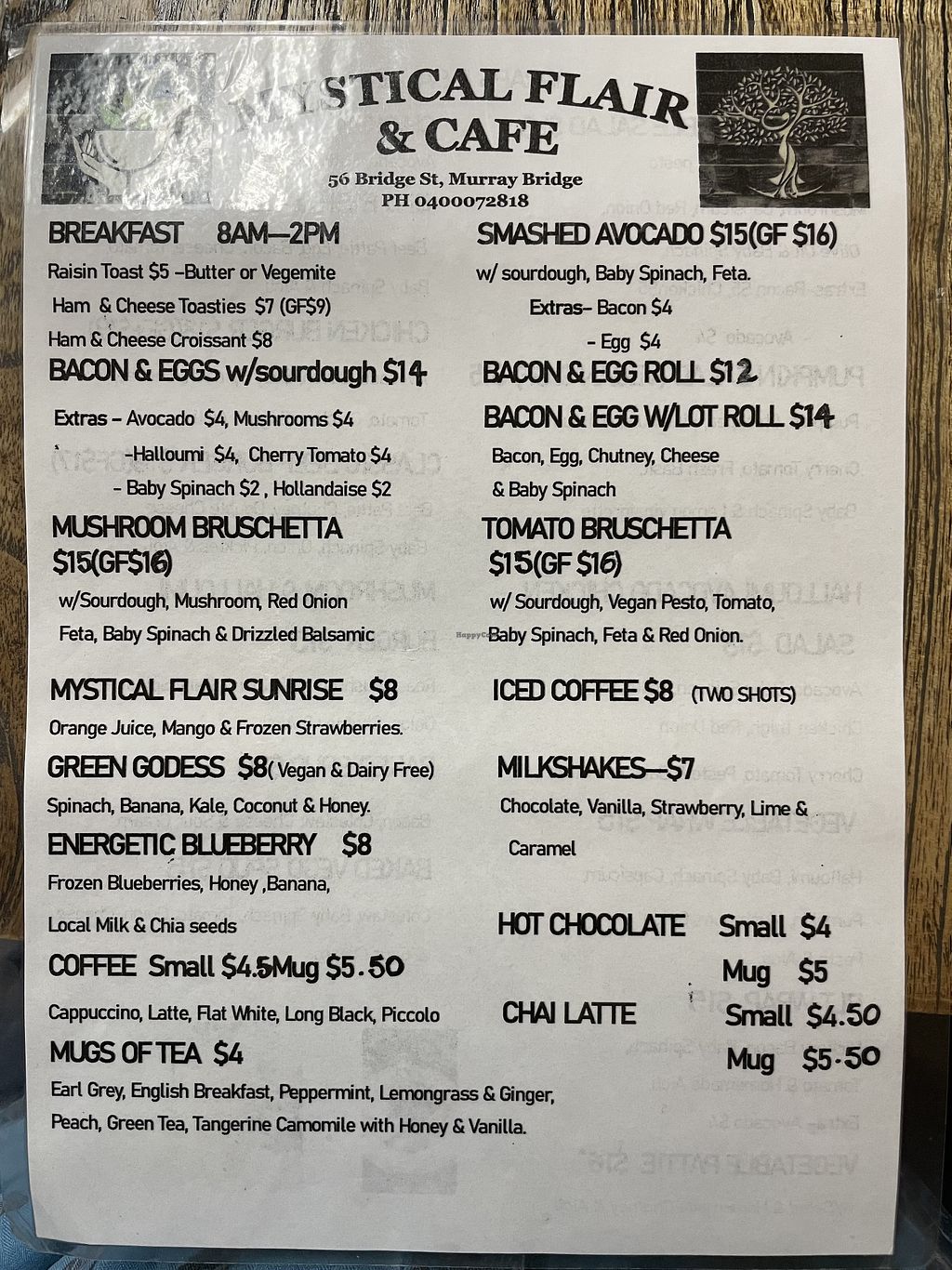 Mystical Flair - Murray Bridge South Australia Coffee & Tea - HappyCow