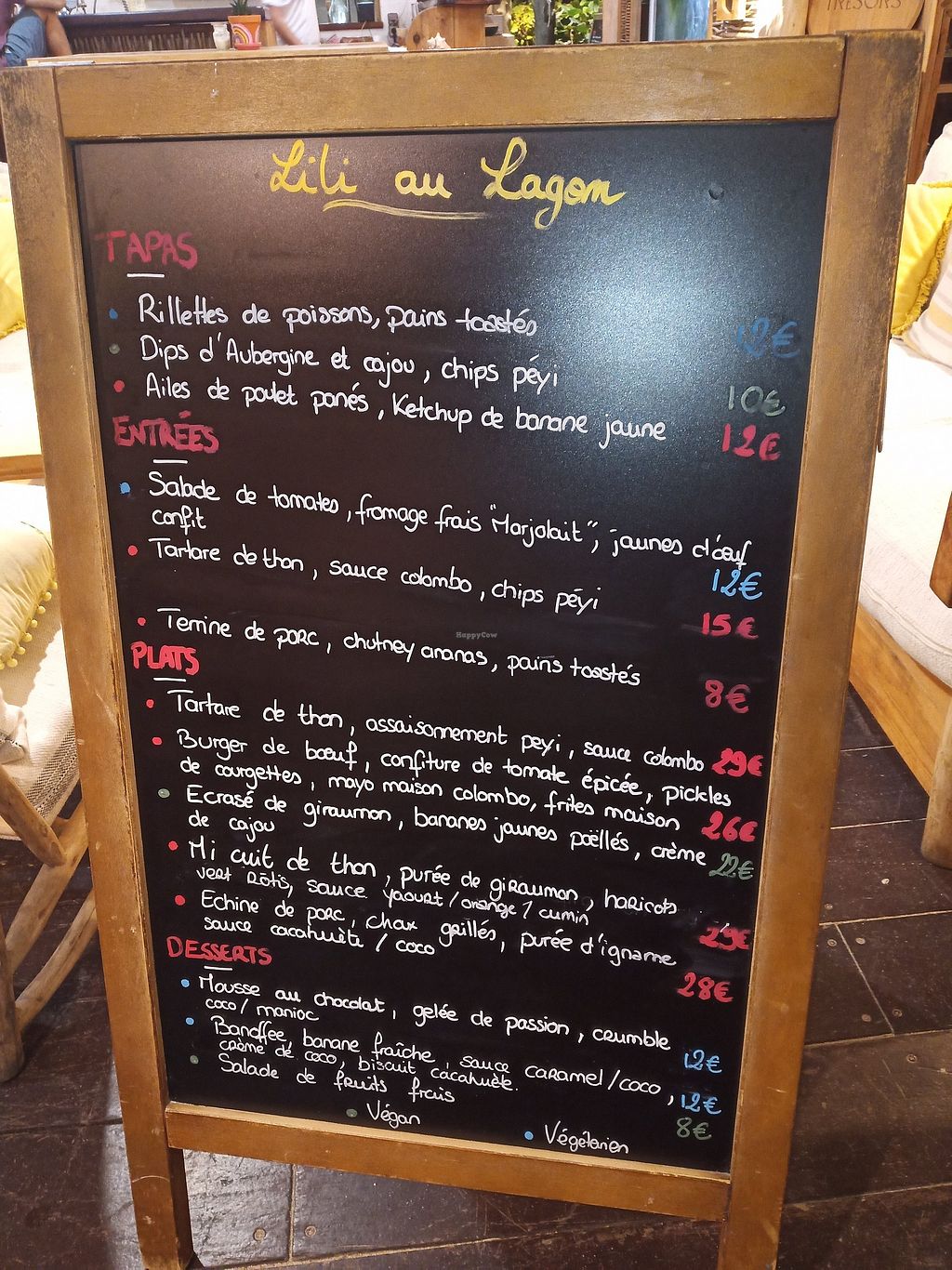 Lili au Lagon - Restaurant Le François - Le Francois Restaurant - HappyCow