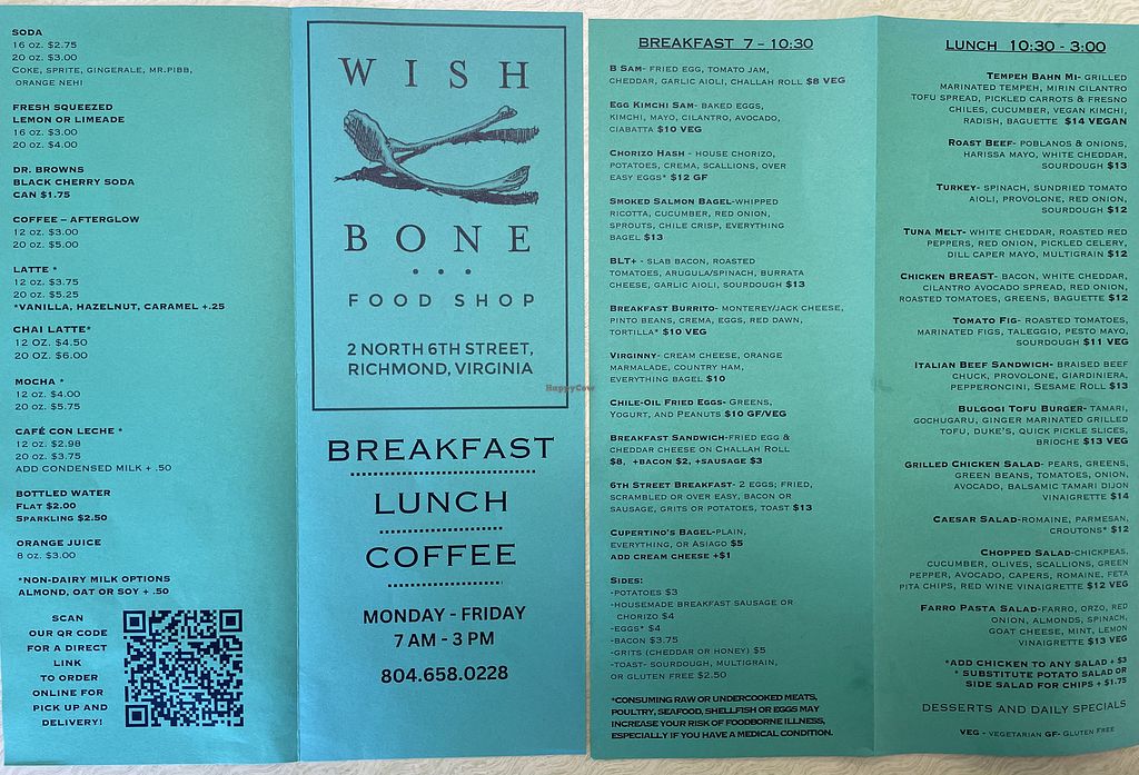 Wishbone Food Shop - Richmond Virginia Restaurant - HappyCow