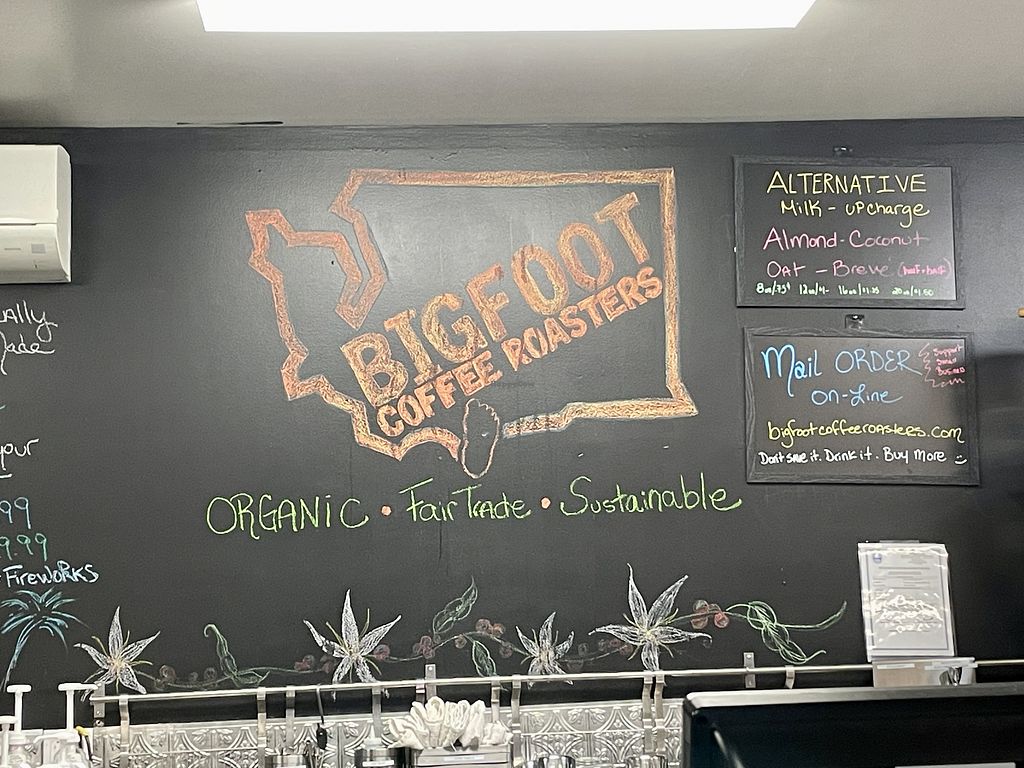 Bigfoot Coffee Roasters - Stevenson Washington Coffee & Tea - HappyCow