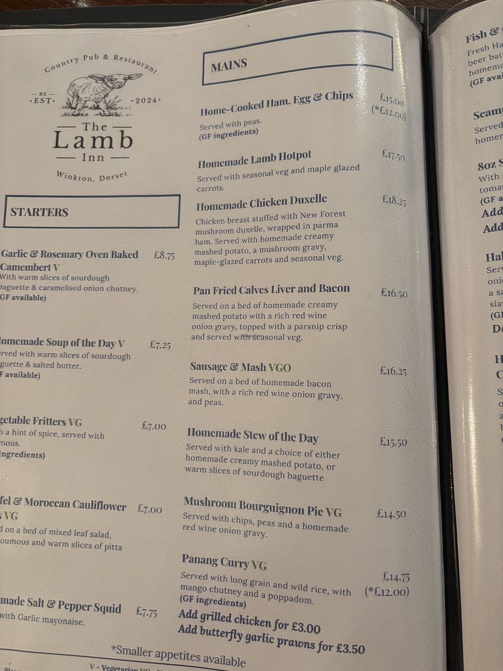 The Lamb Inn - Christchurch Restaurant - HappyCow