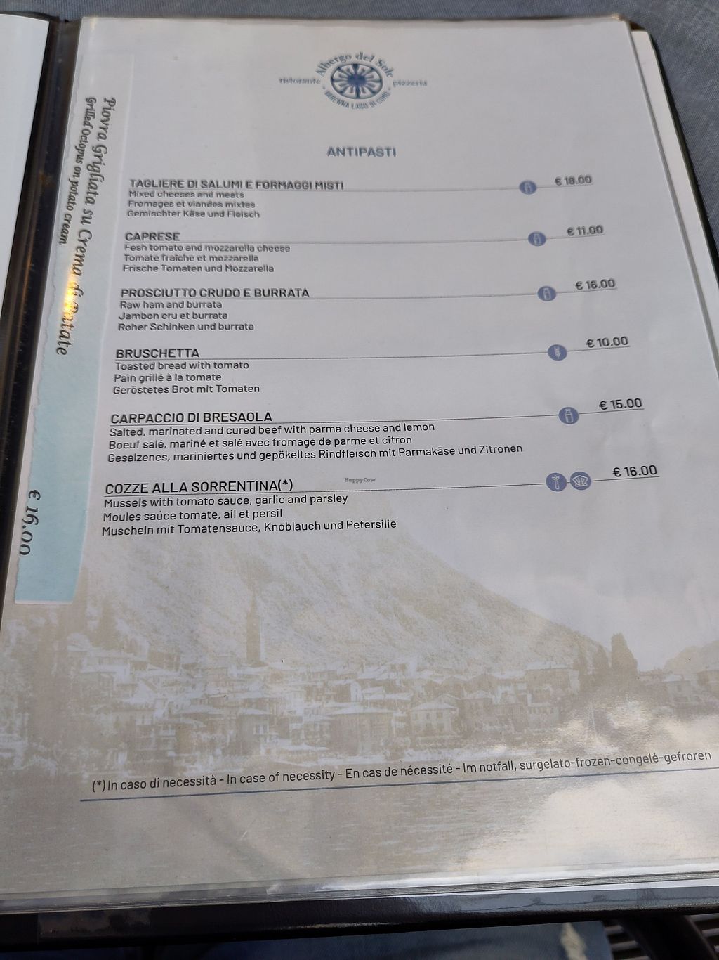 Albergo del Sole - Varenna Restaurant - HappyCow