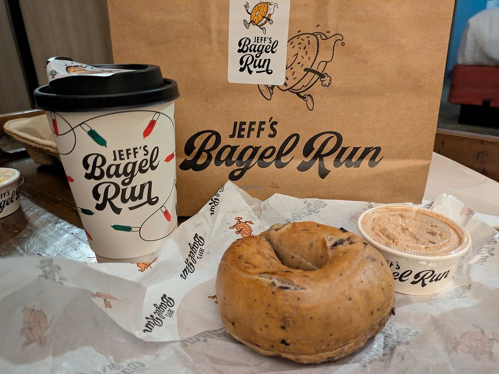 Jeff's Bagel Run - Winter Park | Review "Amazing vegan cream cheese and ...