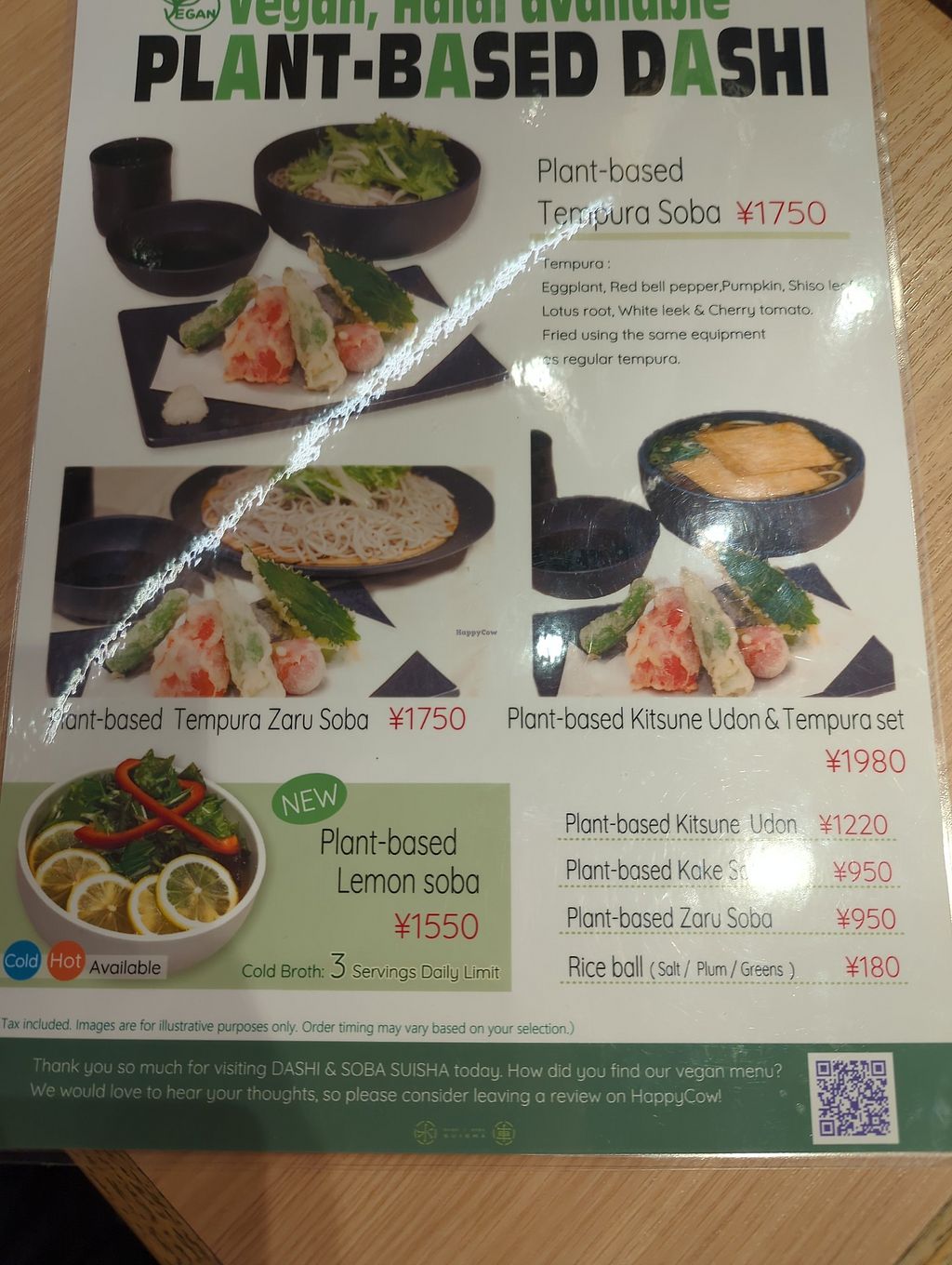 Dashi & Soba Suisha - Hiroshima Restaurant - HappyCow