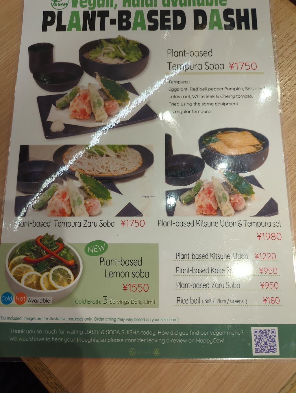 Dashi & Soba Suisha - Hiroshima Restaurant - HappyCow