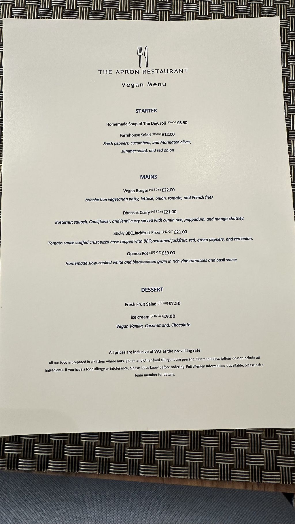 LHR - Apron - T2 - West London Restaurant - HappyCow