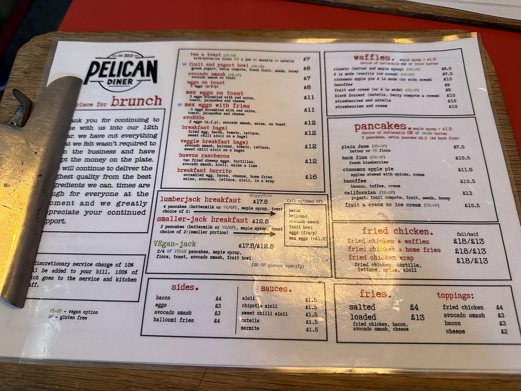 The Pelican Diner - Hastings Restaurant - HappyCow