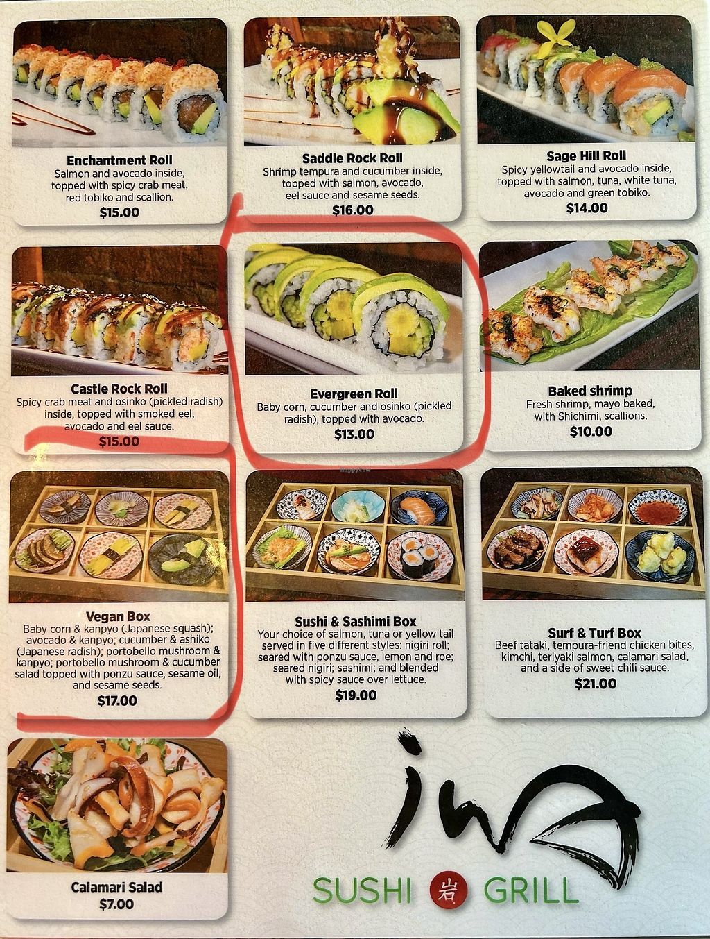 Iwa Sushi & Grill - Wenatchee Washington Restaurant - HappyCow