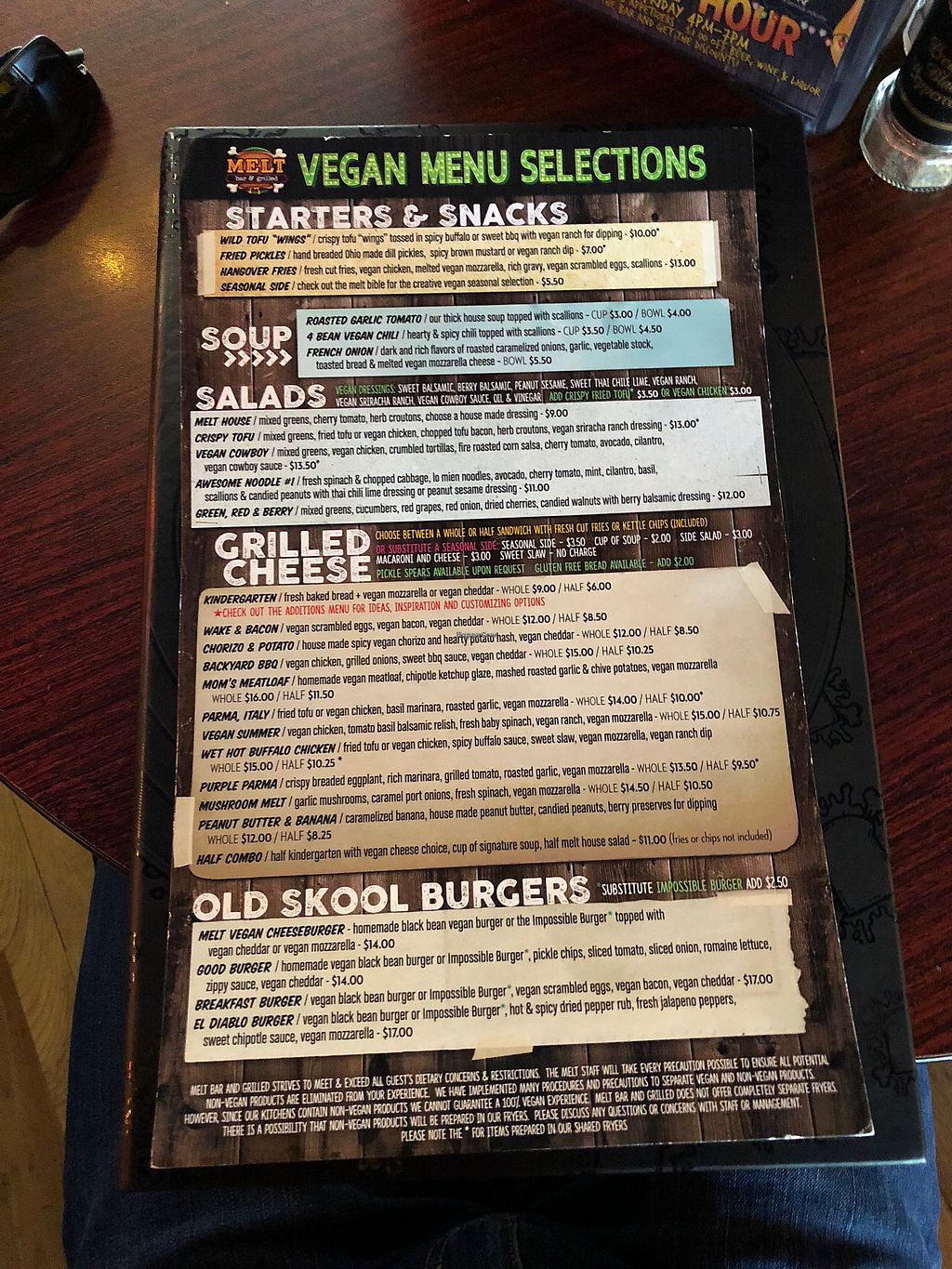 CLOSED: Melt Bar & Grilled - High St - Columbus Ohio Restaurant - HappyCow