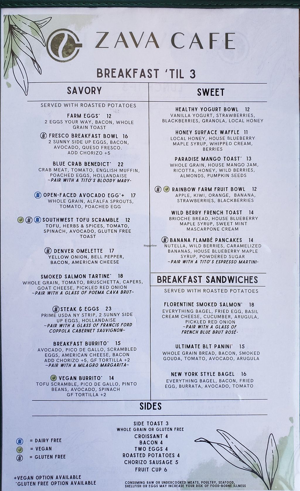 Zava Cafe - Milton Delaware Restaurant - HappyCow