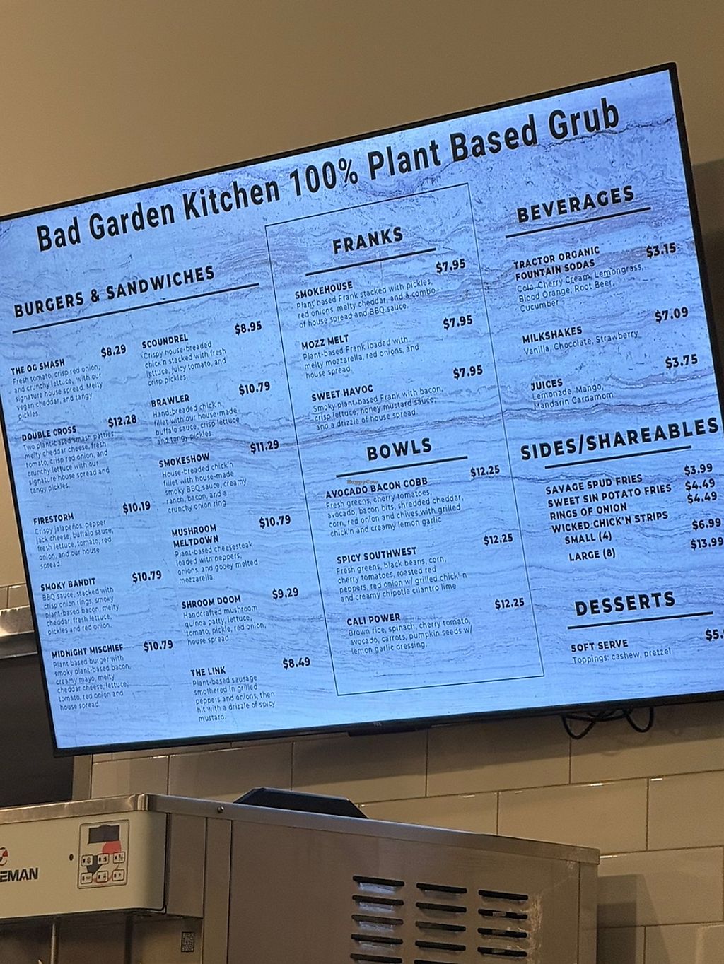 Bad Garden Kitchen - Lancaster Pennsylvania Restaurant - HappyCow