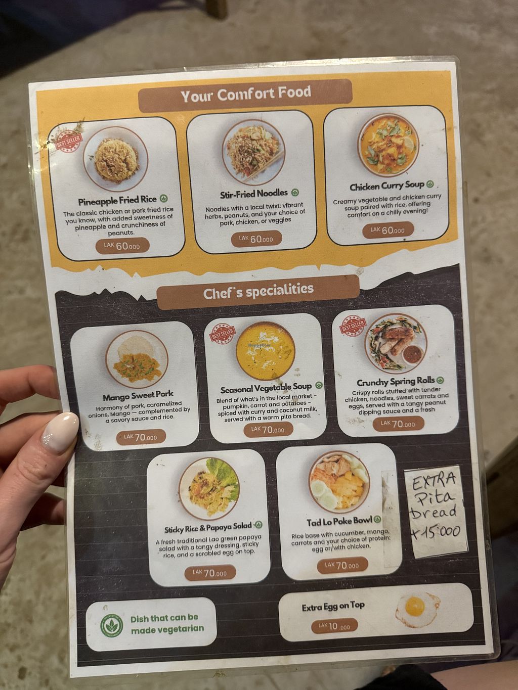 Tina's Tapas Homestay & Restaurant - Beng Restaurant - HappyCow