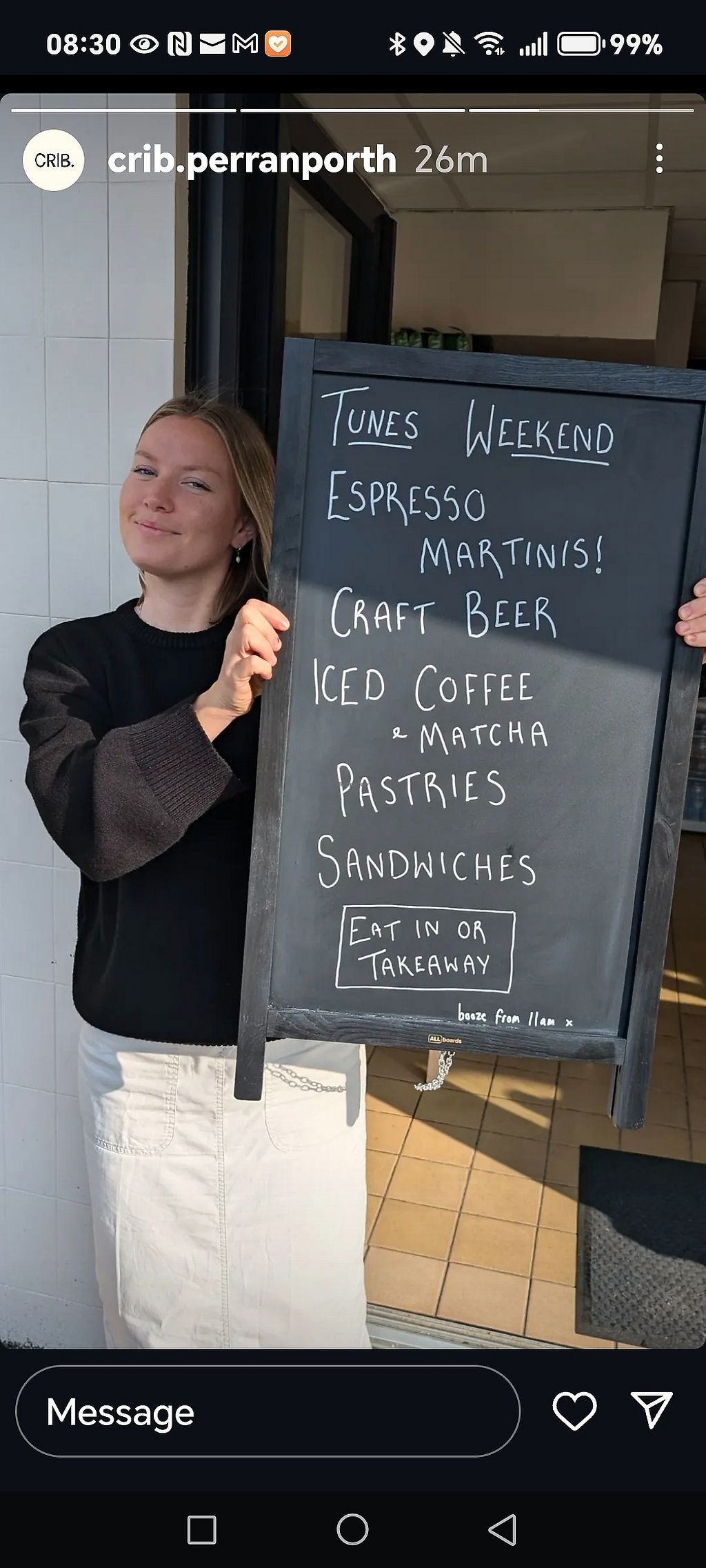 Crib. - Perranporth Coffee & Tea - HappyCow