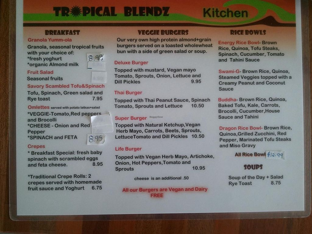 CLOSED: Tropical Blendz - Saipan Restaurant - HappyCow