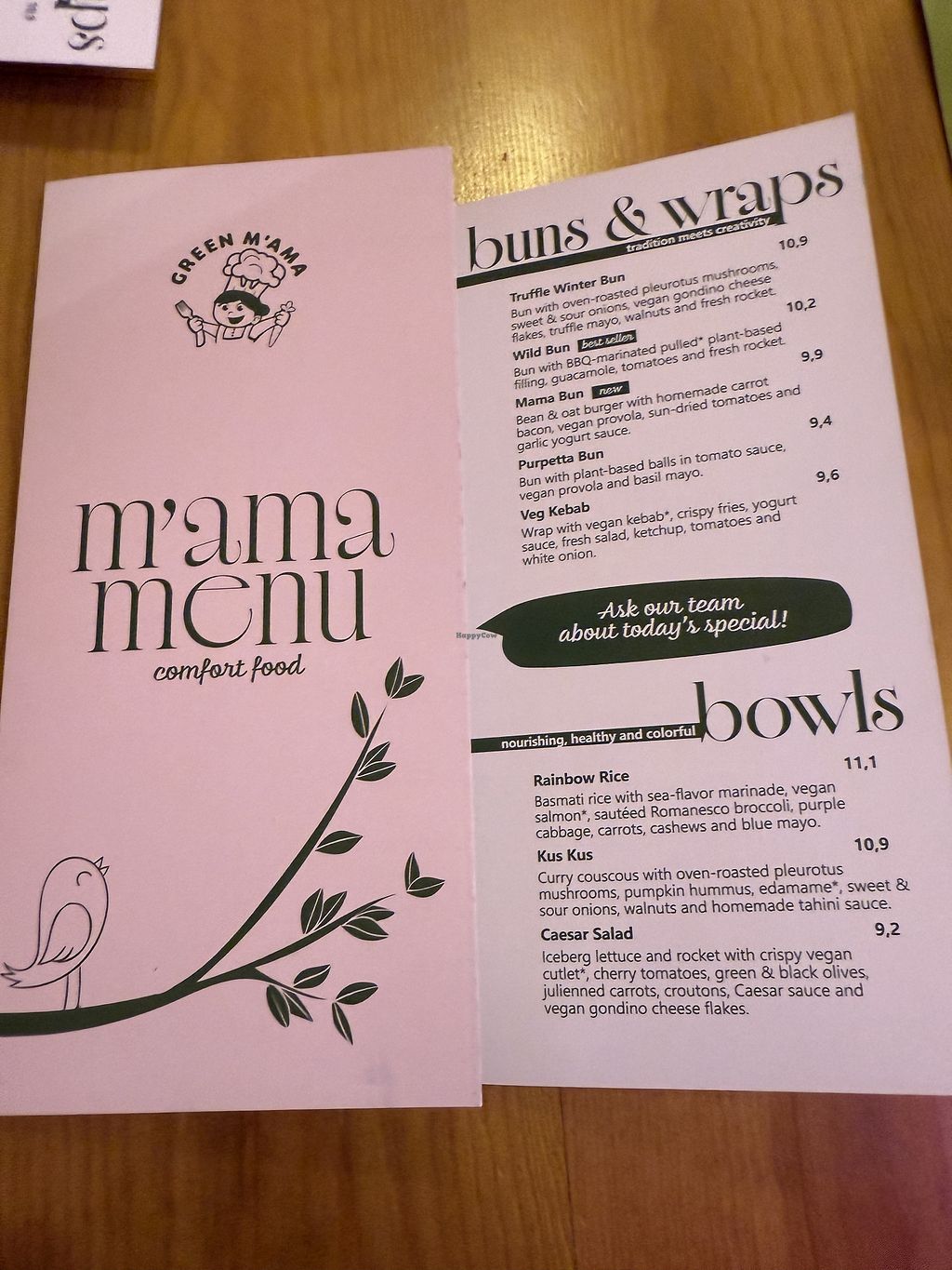 Green M'ama - Rome | Review "Nice interior, Nice menu name. Wish to ...