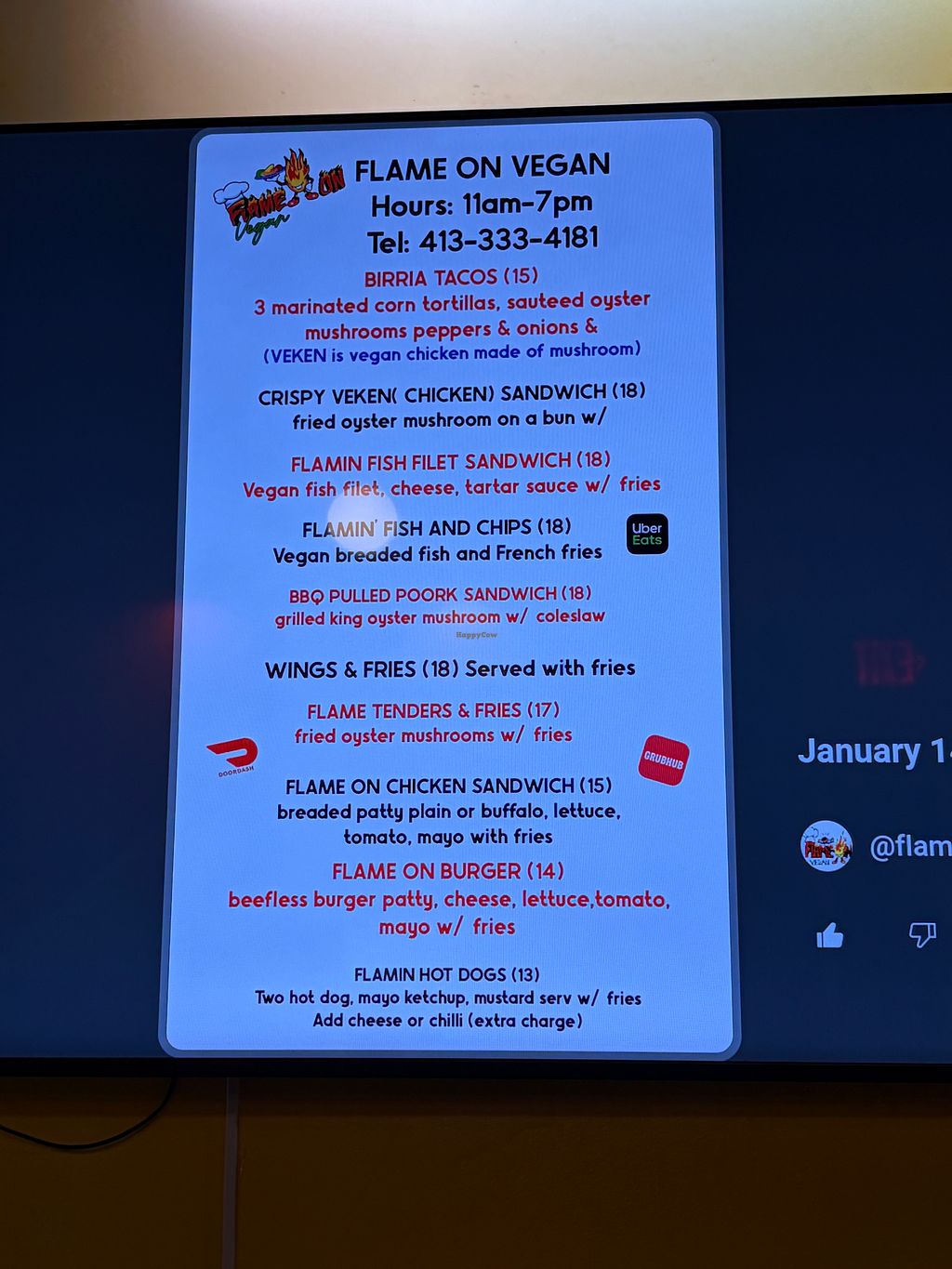 Flame on Vegan - Springfield Massachusetts Restaurant - HappyCow