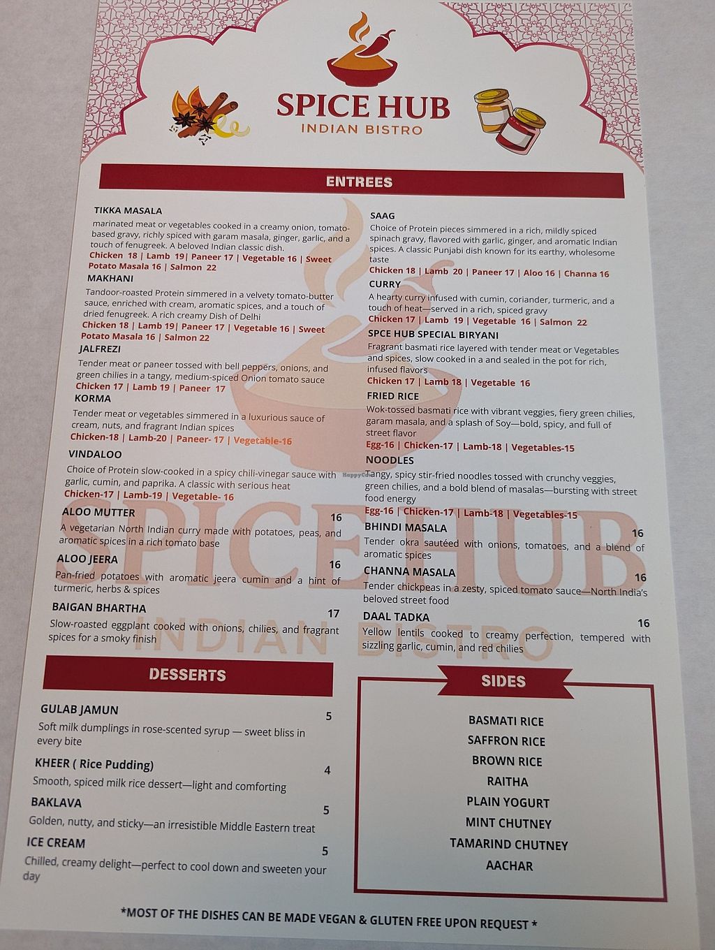 Spice Hub & Fox Point Pizzeria - Lakewood Colorado Restaurant - HappyCow