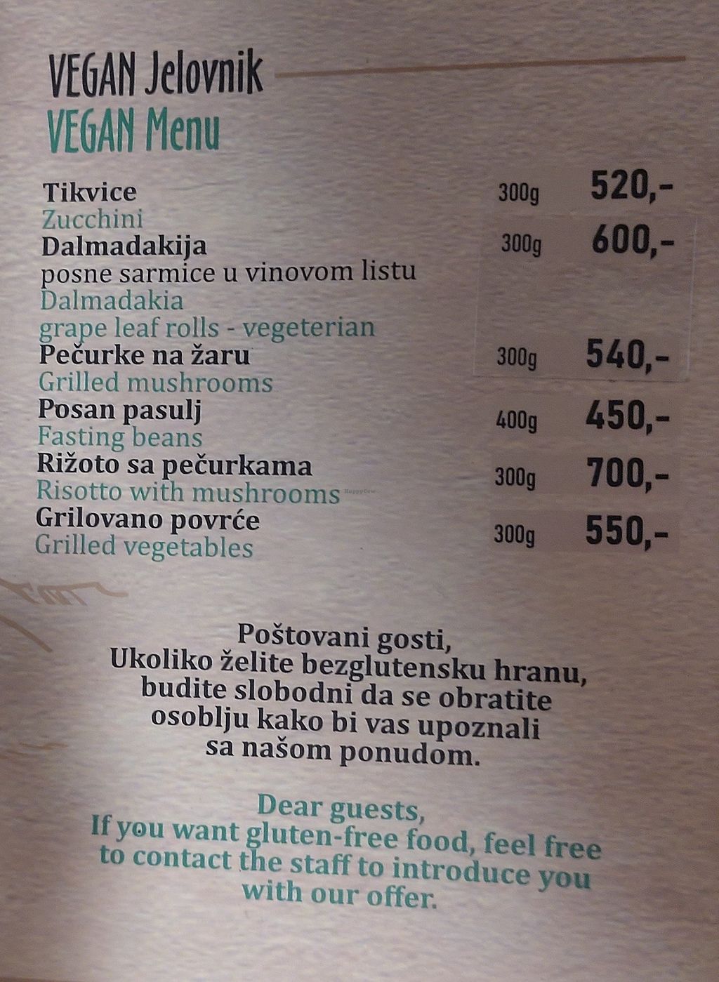 Galija - Nis Restaurant - HappyCow