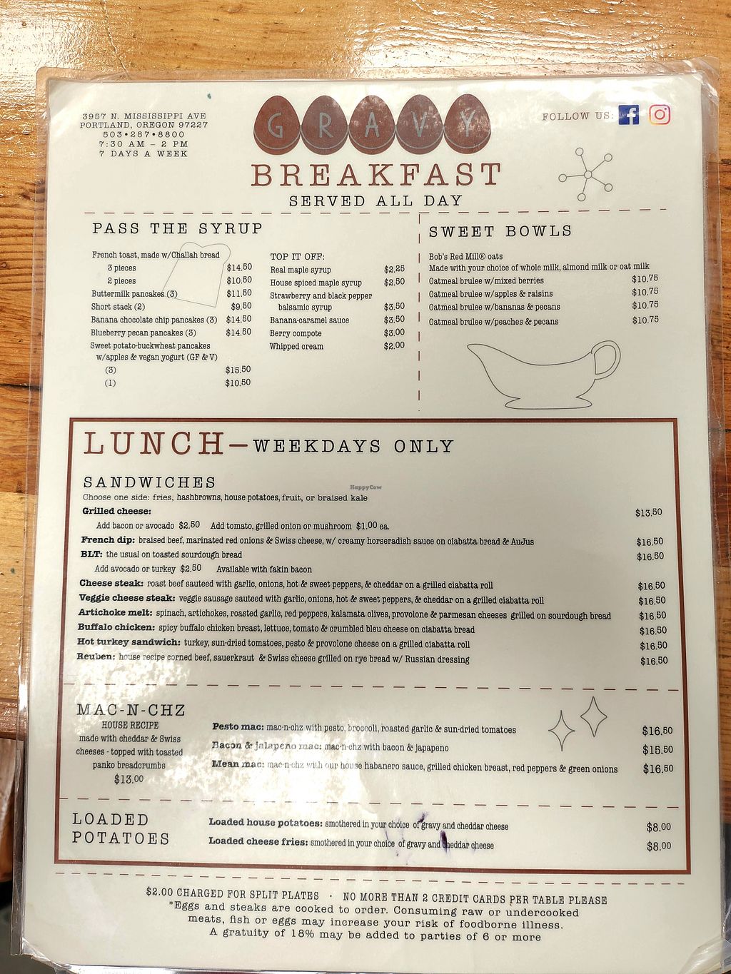 Gravy - Portland Oregon Restaurant - HappyCow