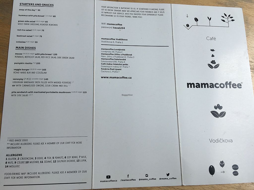 Mamacoffee - Prague Restaurant - HappyCow