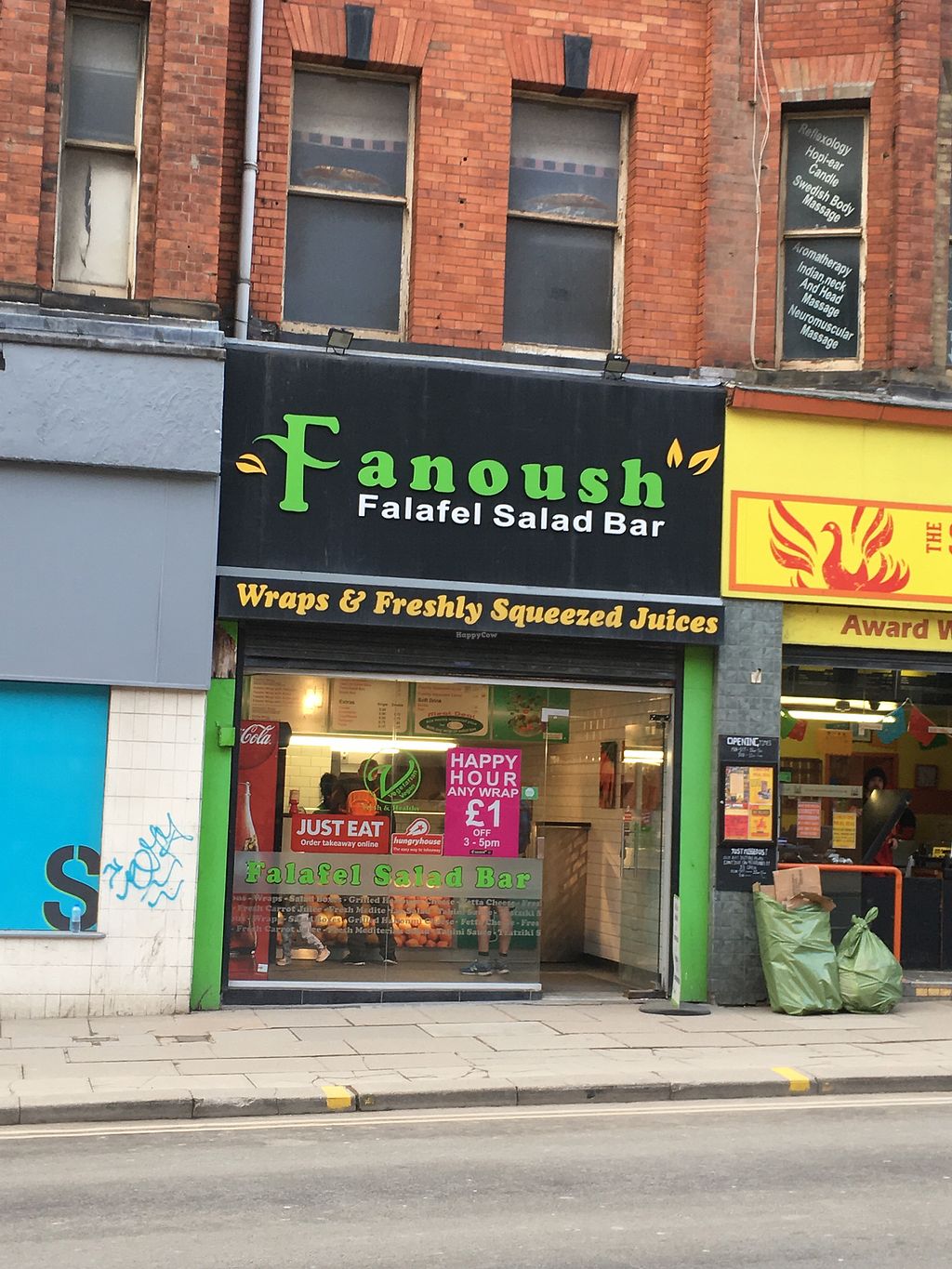 CLOSED: Fanoush Salad Bar - Pinstone St - Sheffield Restaurant - HappyCow