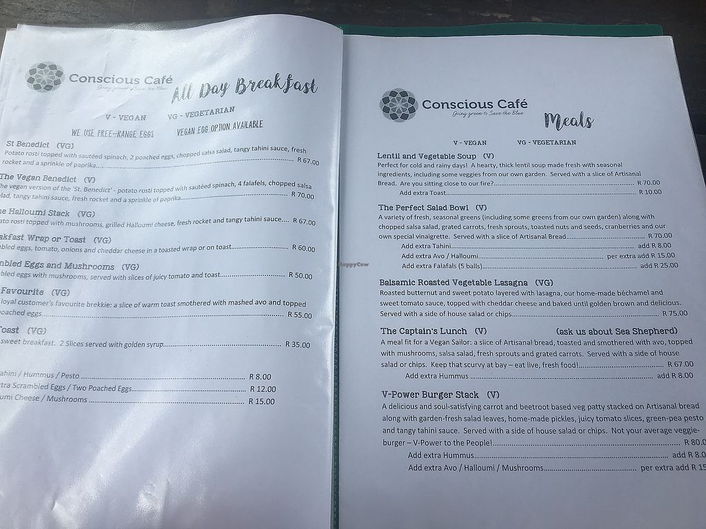 CLOSED: Conscious Cafe - Durban Restaurant - HappyCow