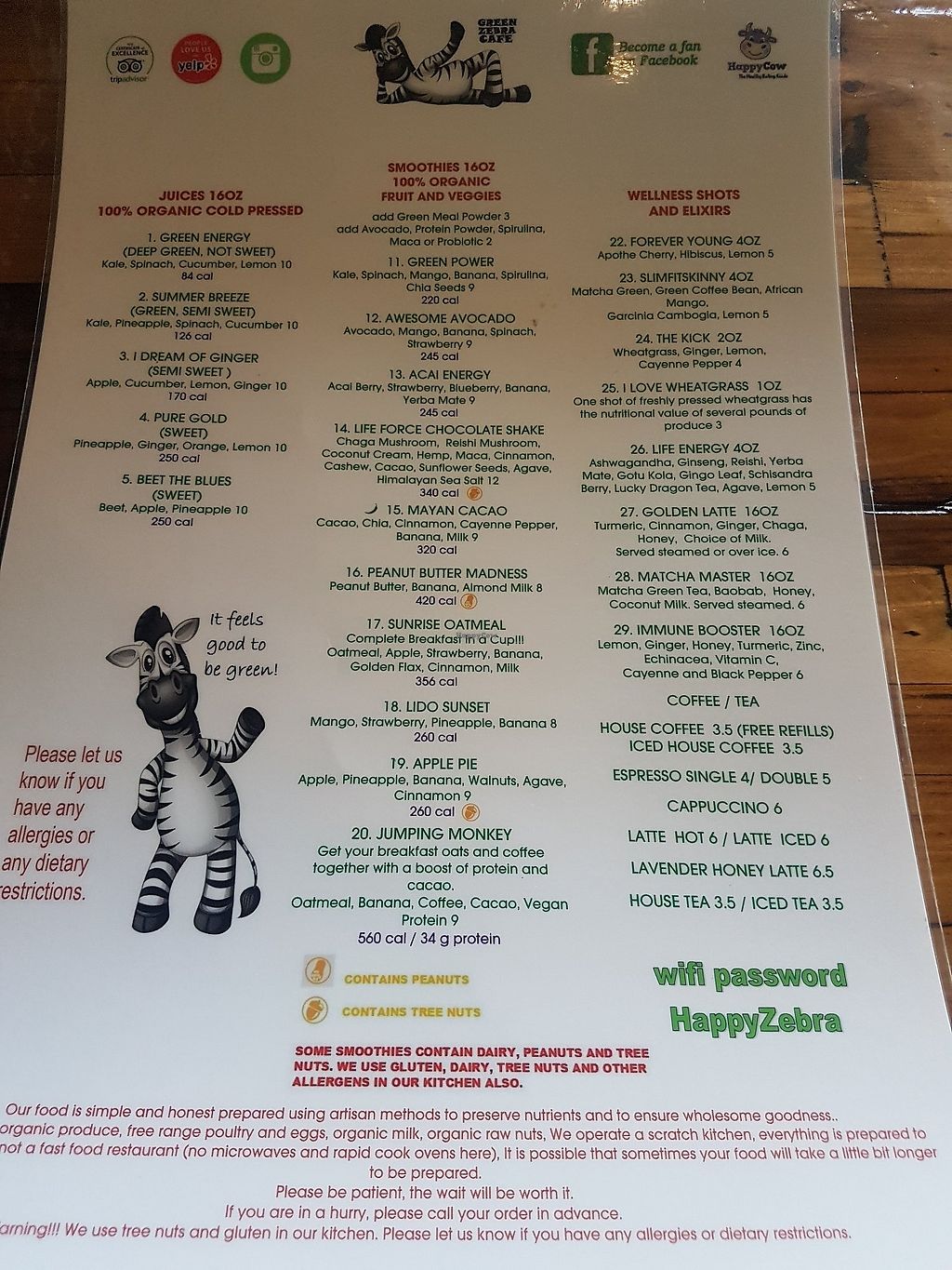 Green Zebra Cafe - Sarasota Florida Restaurant - HappyCow