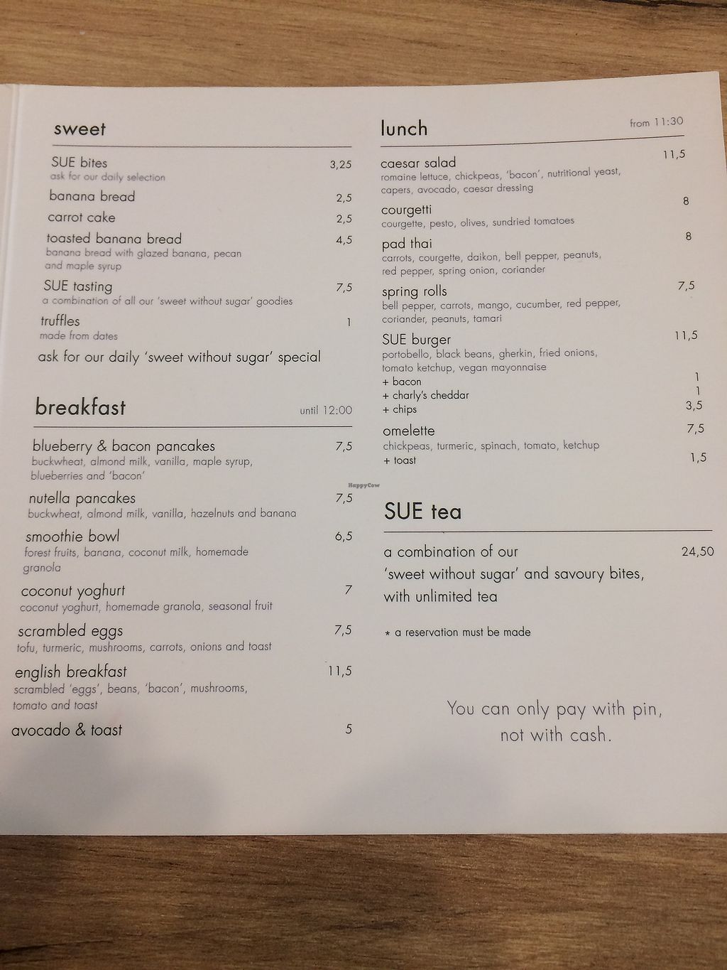 SUE - Rotterdam Restaurant - HappyCow