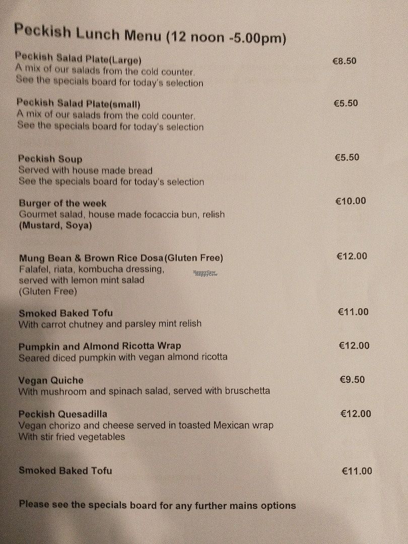 CLOSED: Peckish Cafe - Ennis Restaurant - HappyCow