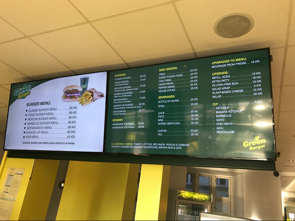 CLOSED: GreenBurger - Frederiksborggade - Copenhagen Restaurant - HappyCow