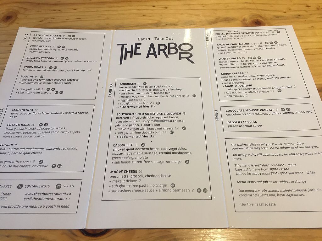 The Arbor - Vancouver British Columbia Restaurant - HappyCow
