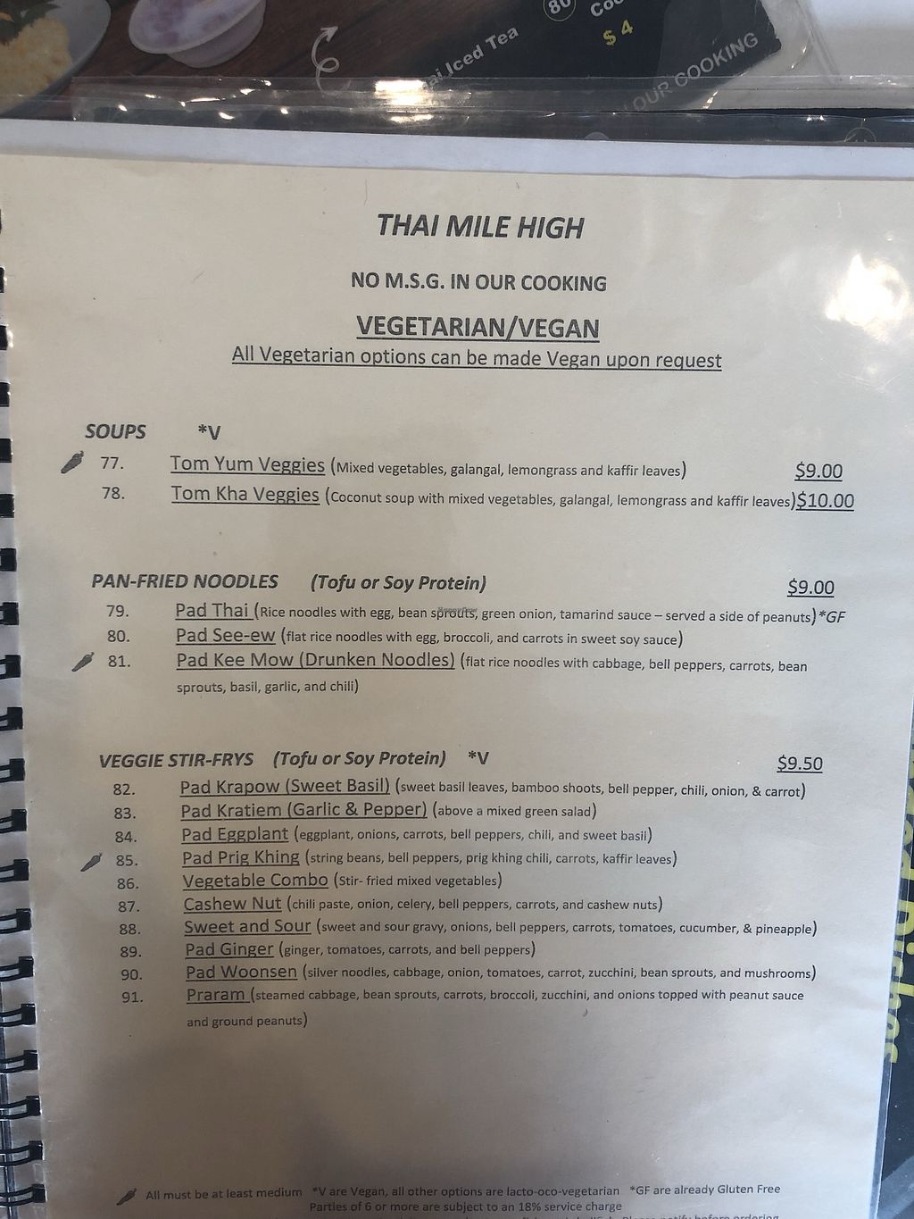 CLOSED: Thai Mile High - Aurora Colorado Restaurant - HappyCow