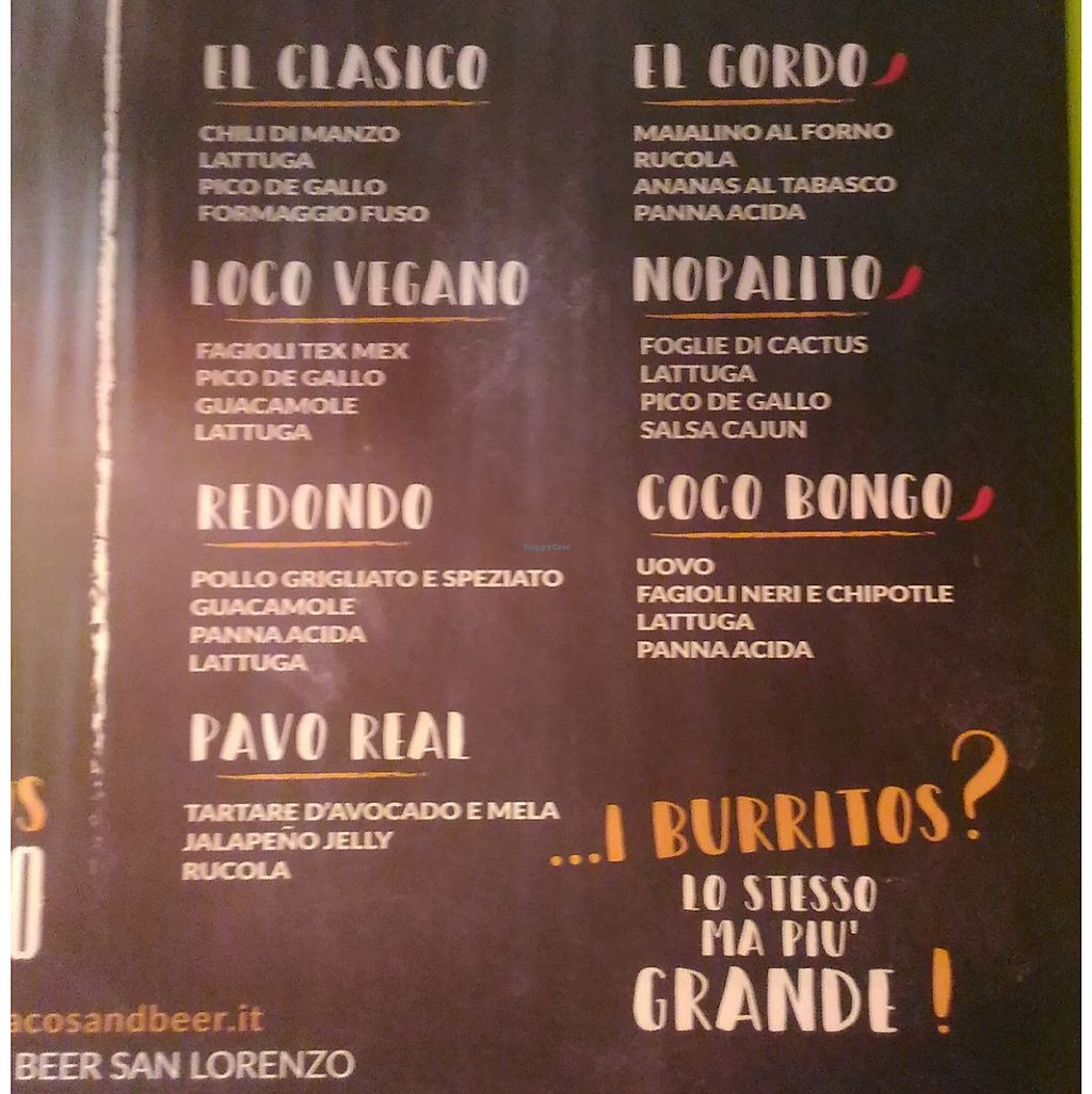 CLOSED: Tacos & Beer - Rome Restaurant - HappyCow