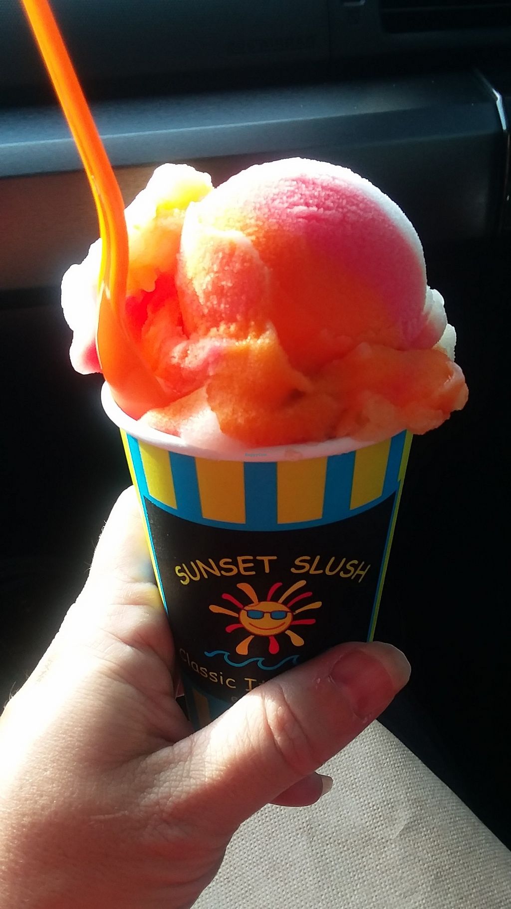 Sunset Slush - Zebulon North Carolina Ice Cream - HappyCow