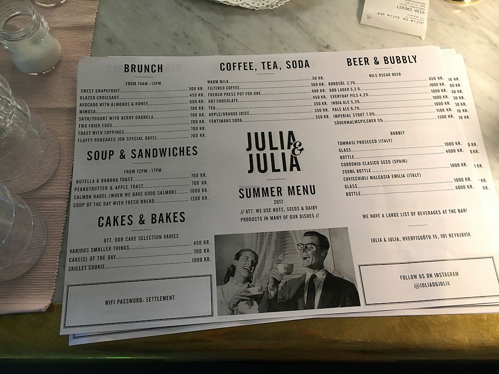 CLOSED: Julia & Julia - Reykjavik Restaurant - HappyCow