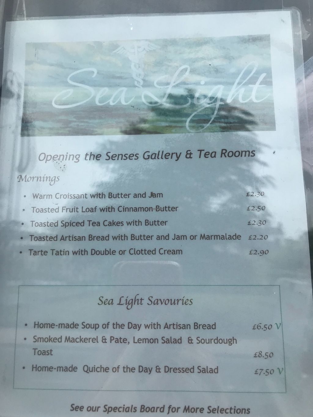 CLOSED: Sea Light Gallery & Tea Rooms - Dawlish Restaurant - HappyCow