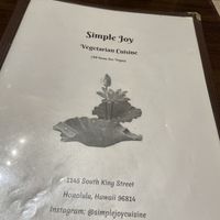 Simple Joy - Honolulu Hawaii Restaurant - HappyCow