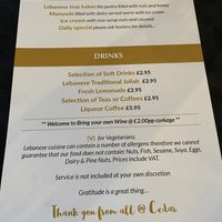 Cedar Lebanese Restaurant - Londonderry Restaurant - HappyCow