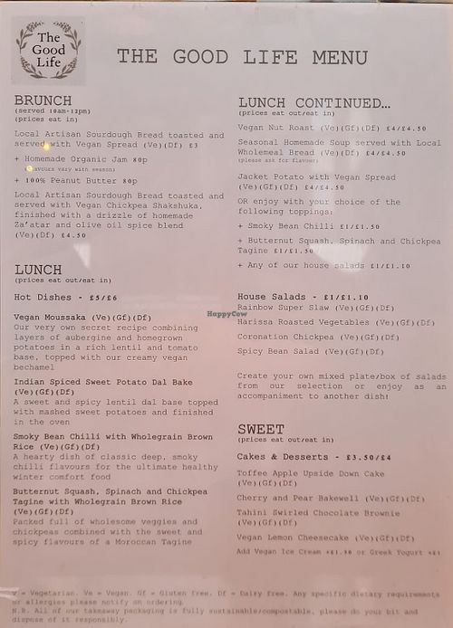 The Good Life Wholefood Restaurant - Shrewsbury Restaurant - HappyCow