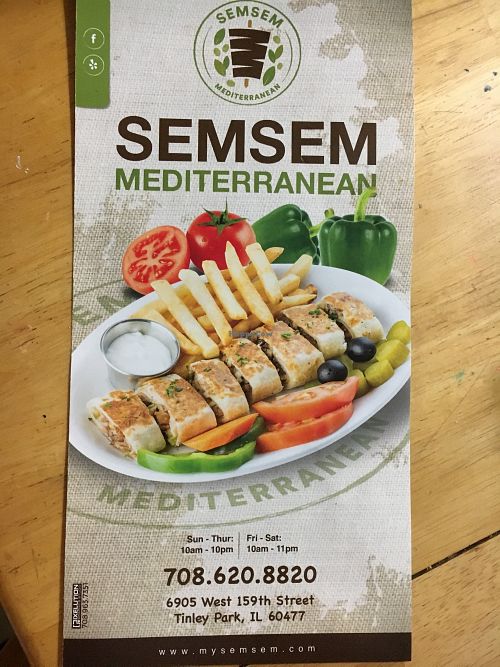 SemSem Mediterranean - Tinley Park Illinois Restaurant - HappyCow