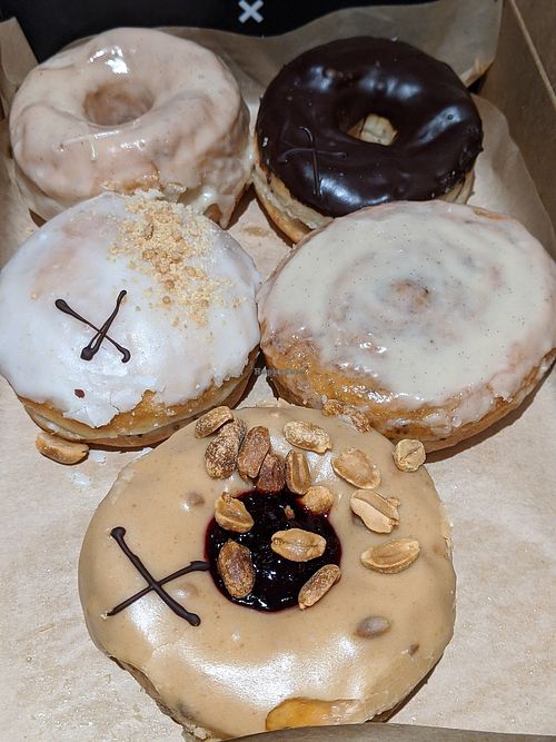 Crosstown Doughnuts Vegan - London Bakery - HappyCow