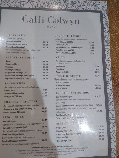 Caffi Colwyn - Caernarfon Restaurant - HappyCow