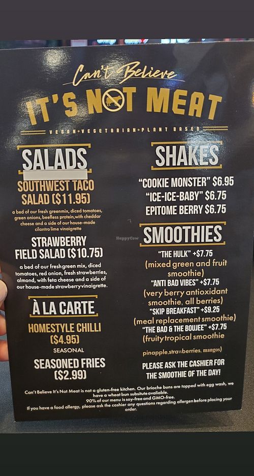 Can't Believe It's Not Meat - Chicago Illinois Restaurant - HappyCow