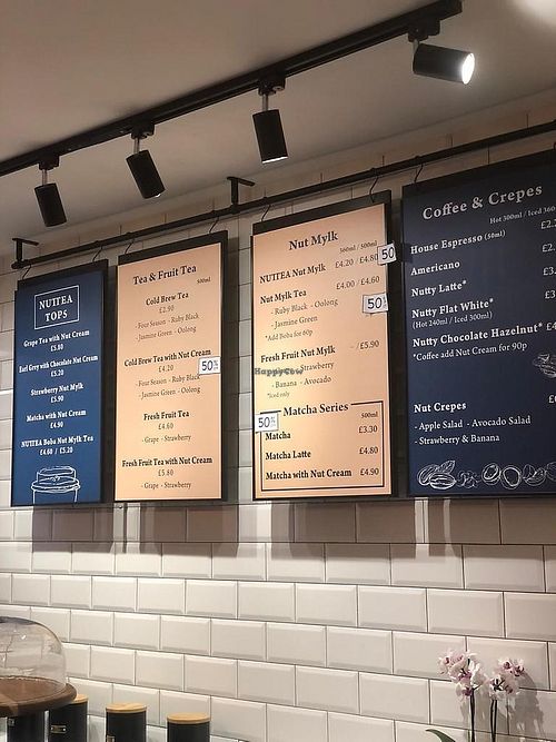 NUTTEA - Soho - London Coffee & Tea - HappyCow